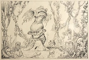 17 Creepy Drawings By Schizophrenics To See The World Through Their ...