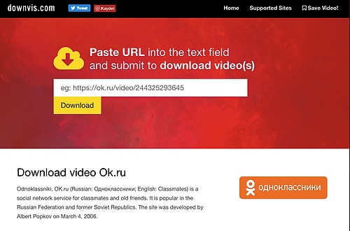 Ok.ru'dan Video İndirmek İçin Kullanabileceğiniz 7 Harika Servis ...