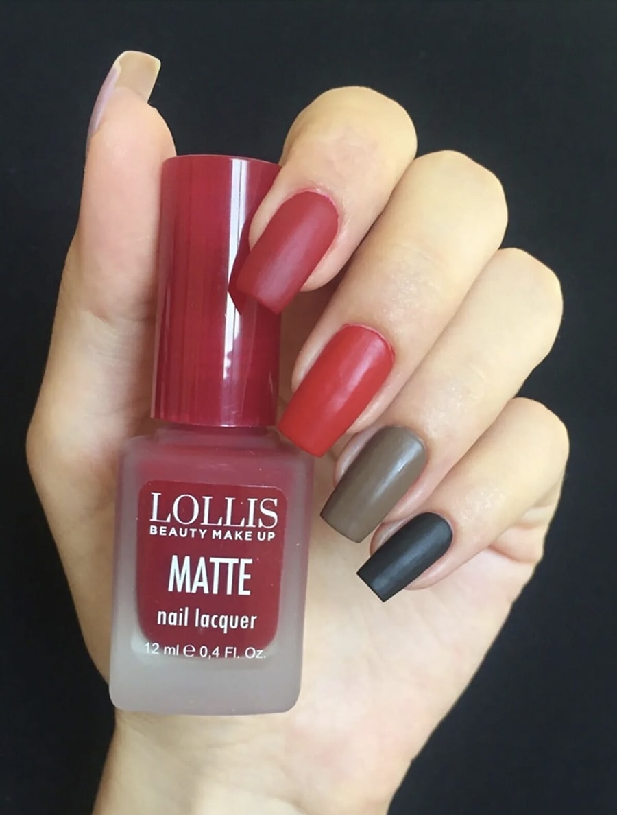 Kırmızı Bordo Mat Ojeler - Onedio