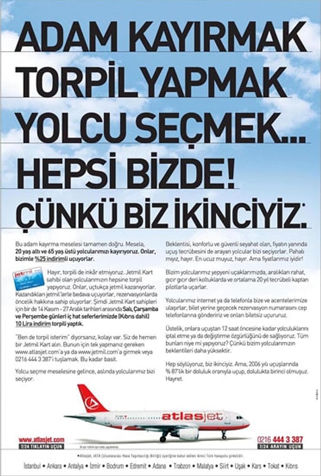 Bizimki 77 cm! AtlasJet'in Cinsellik Göndermeli Reklamlarının Detayları ...