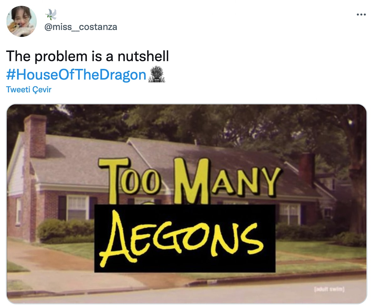 House of the Dragon ile İlgili Komik Tweetler - Onedio
