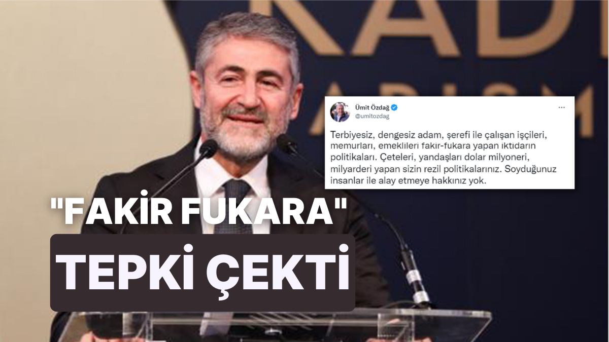 Nureddin Nebati, Asgari Ücretli, Memur ve Emekli İçin Fakir Fukara mı ...