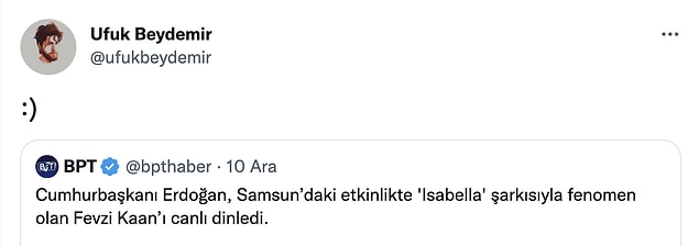 İzabelya Fevzi Kaan, Kendisine Yeniden Taş Atan Ufuk Beydemir'in ...