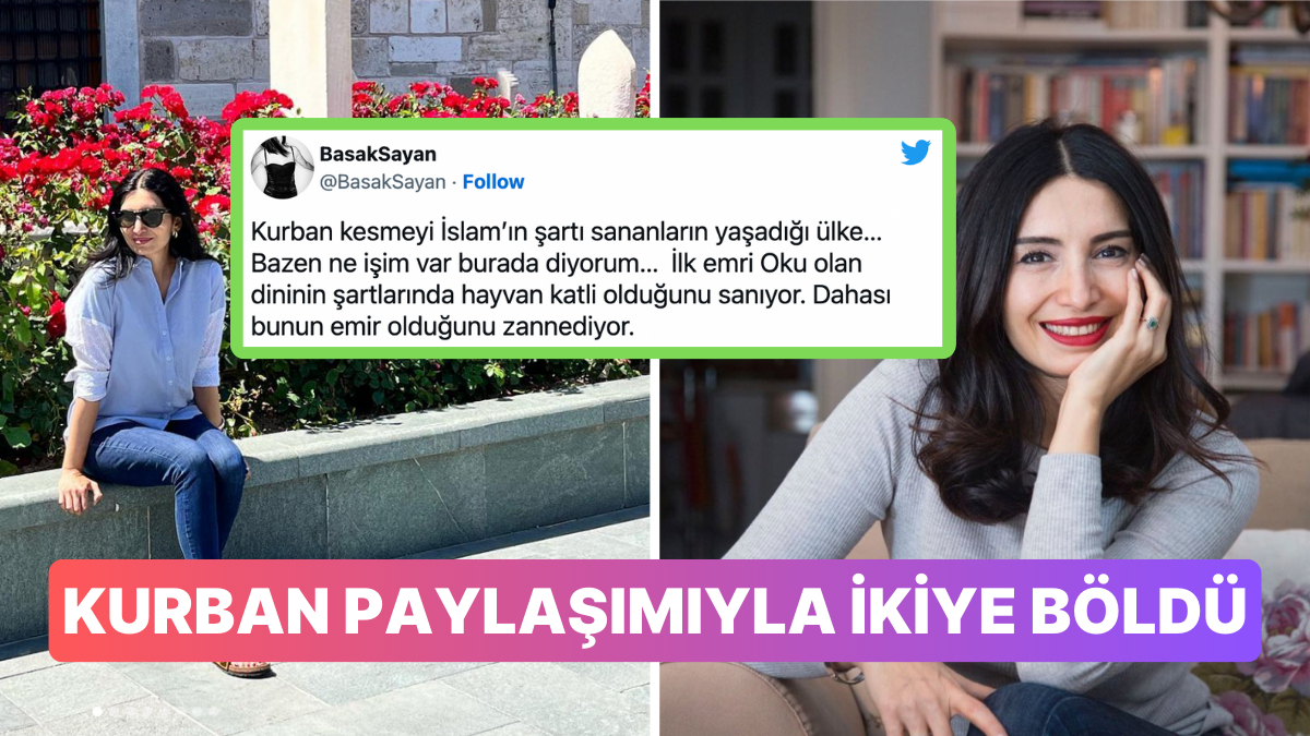 Oyuncu Başak Sayan'ın Kurban Paylaşımı Tartışma Yarattı: "Hayvanlara Zulmün Bayramı Olmaz" - Onedio