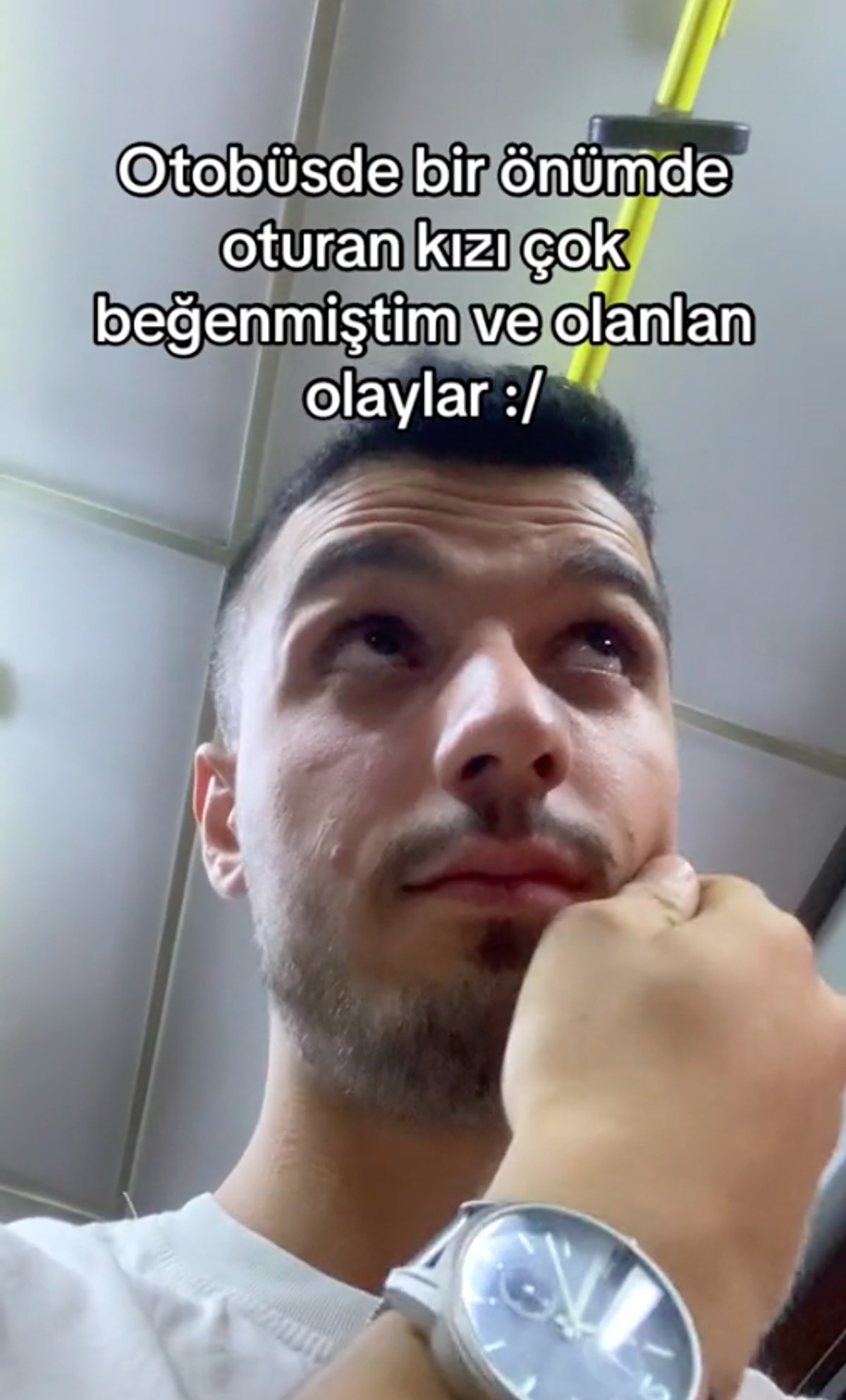 Taciz Mi Aşk Mı Otobüste Önünde Oturan Kıza Aşık Olup Takip Eden Kişi Sosyal Medyayı İkiye