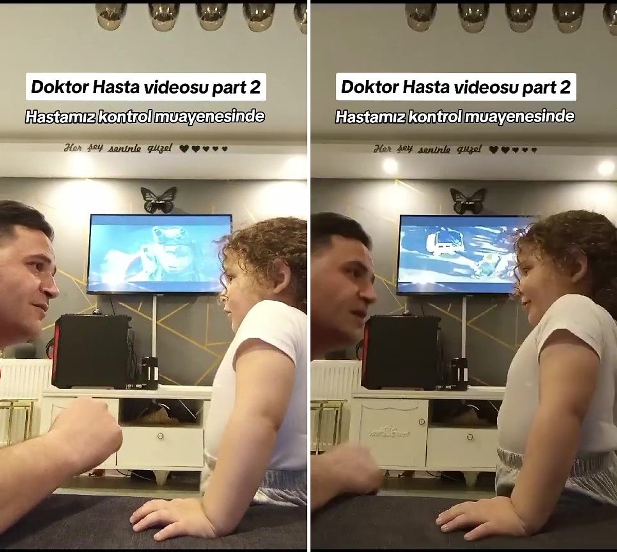 Babasıyla Doktor-Hasta Oyunu Oynayan Ufaklığın Muhteşem Anları - Onedio