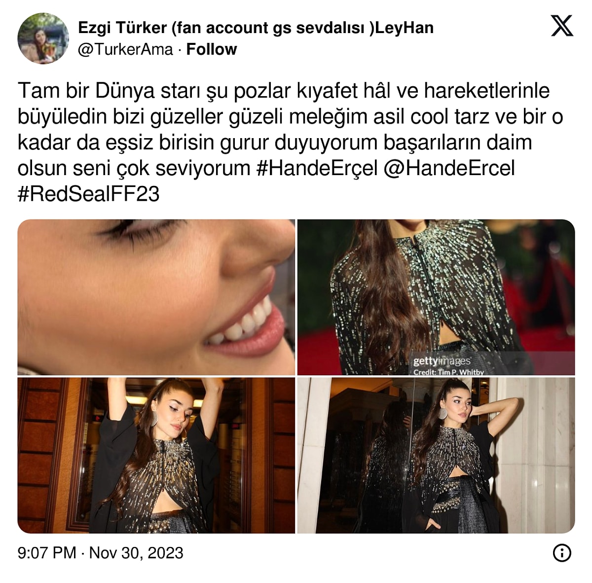 Suudi Arabistan'da Kızıldeniz Film Festivali'ne Katılan Hande Erçel ...