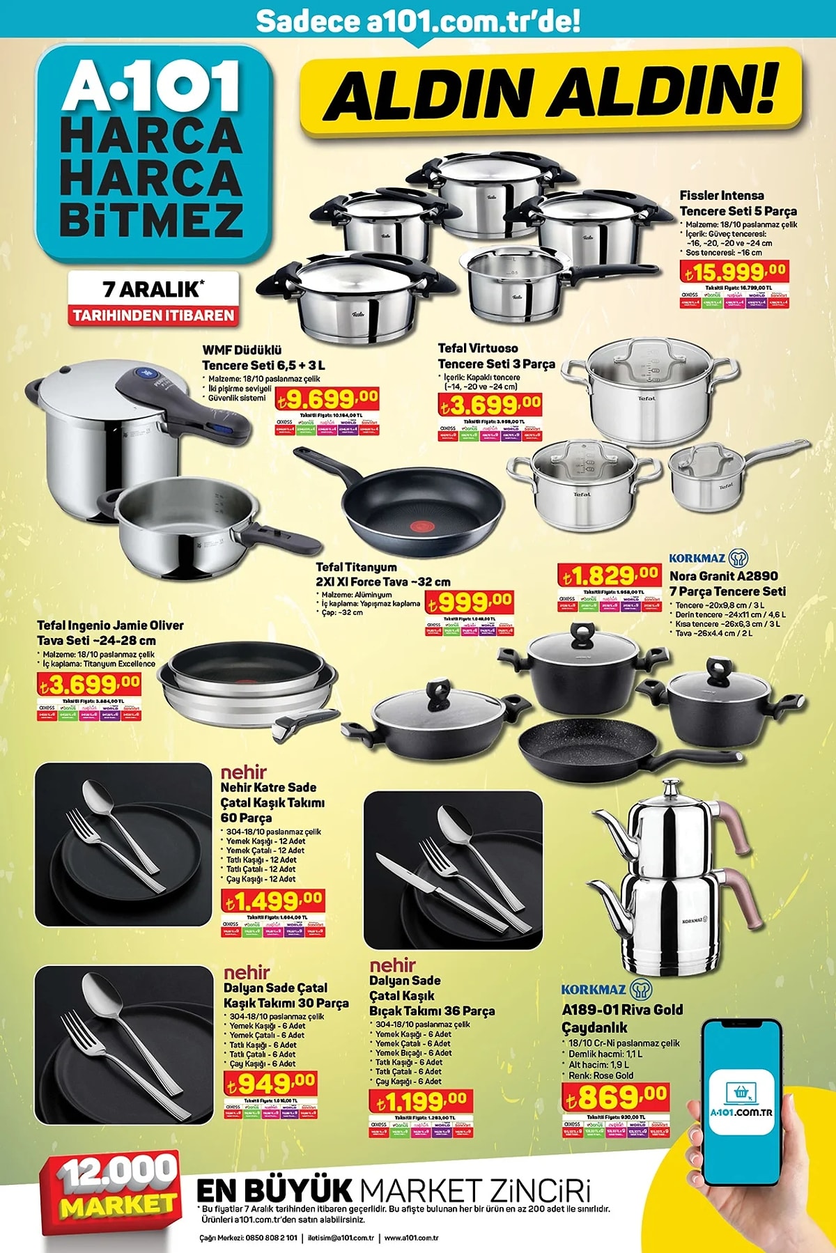 Aktüel: 7 Aralık 2023 A101 İnternet Özel Kataloğu - Onedio
