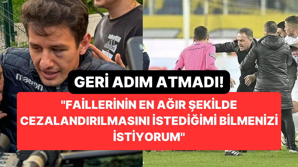 Saldırıya Uğrayan Hakem Halil Umut Meler Geri Adım Atmadı - Onedio
