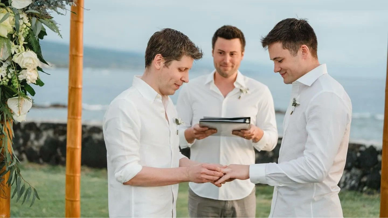 OpenAI Founder Sam Altman Ties The Knot In A Coastal Ceremony - Onedio