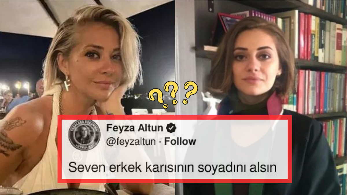 Bir Anda Feminist Atak Geçiren Feyza Altun'dan Şaşırtan Soyadı Çıkışı ...