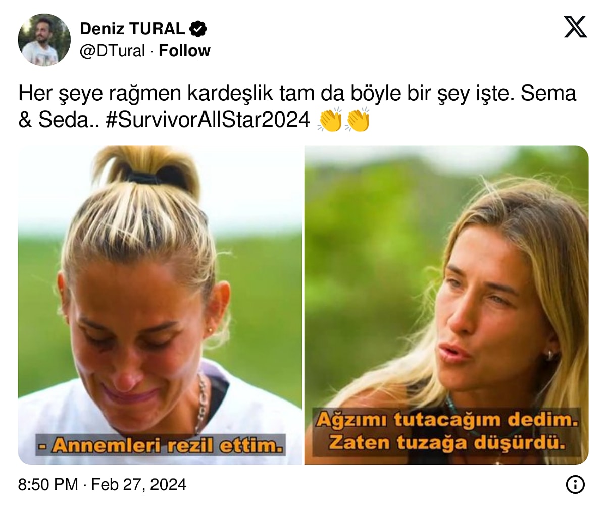 Survivor'da Sema ve Seda Buluştu - Onedio