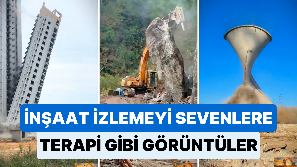 İnşaat Çalışmaları Sırasında Kaydedilmiş Bu Görüntüler Ekskavatör ...