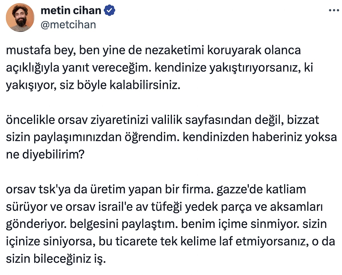 Mustafa Varank Metin Cihan'ın İsrail'e Silah Gönderen Firma Ziyareti ...