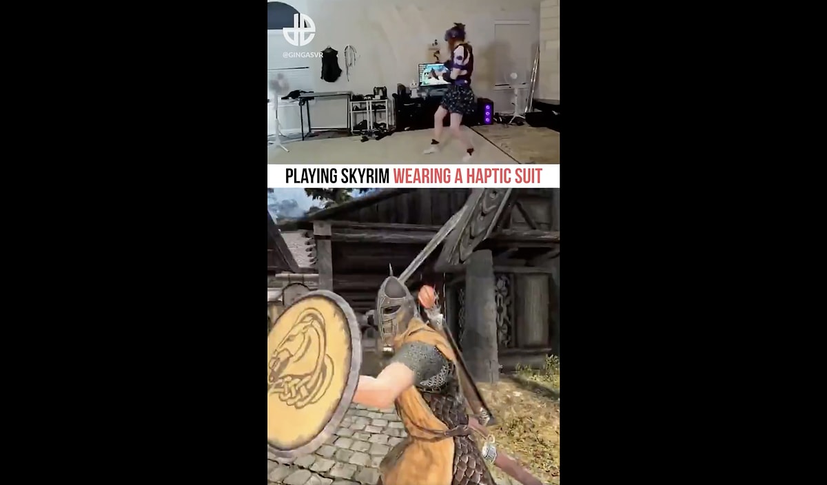 Acıyı Hissettiren Özel Kıyafetle Skyrim Oynayan Oyuncunun Oyuna Boyut Atlatan Gergin ve Komik ...