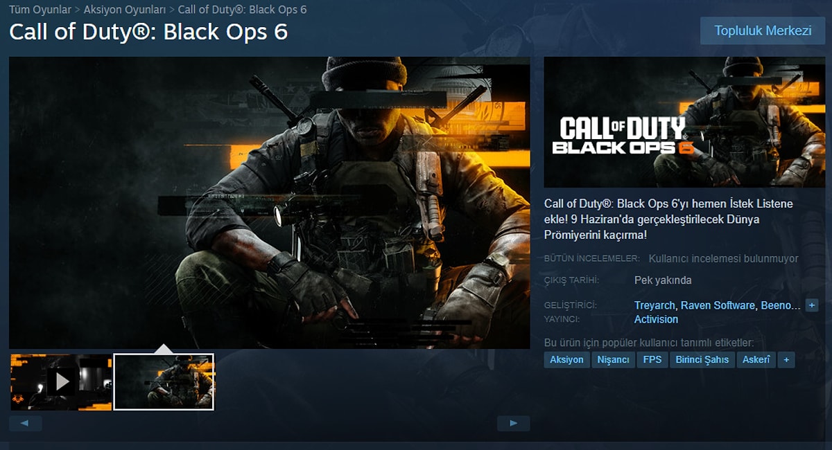 Call of Duty: Black Ops 6'nın Steam Sayfası Açıldı - Onedio