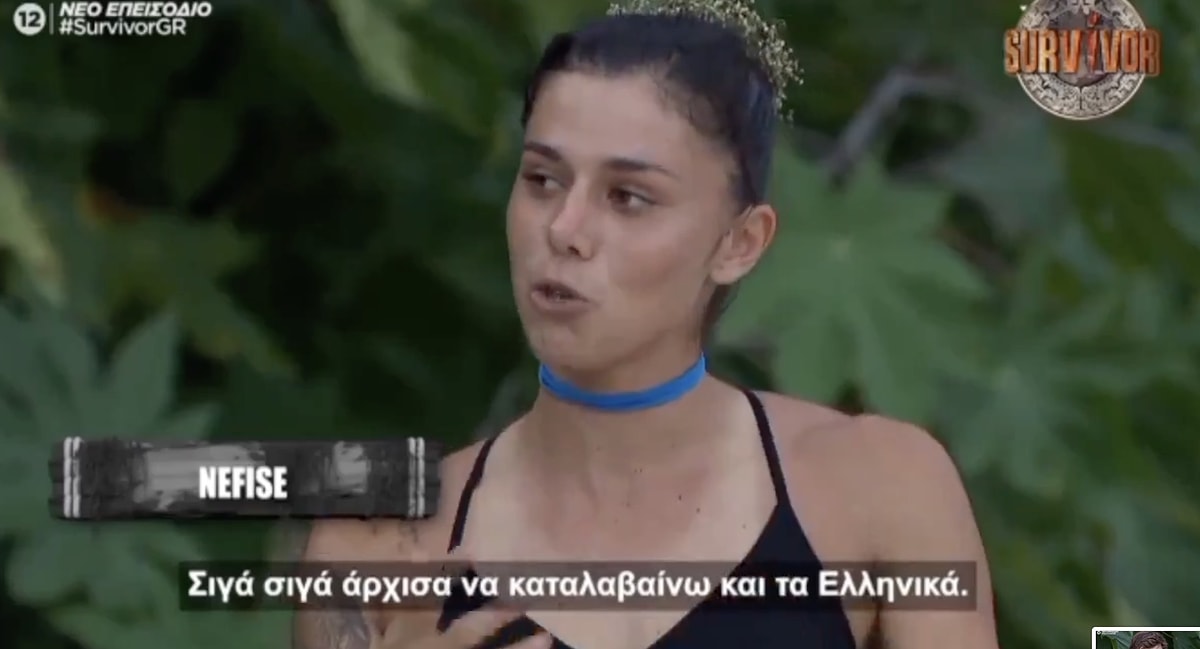 "Biraz Odun Galiba" Survivor Nefise, Yunan Yarışmacı Fanis'in ...