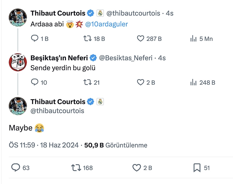 Courtois'nın Arda Güler Mesajı Güldürdü - Onedio