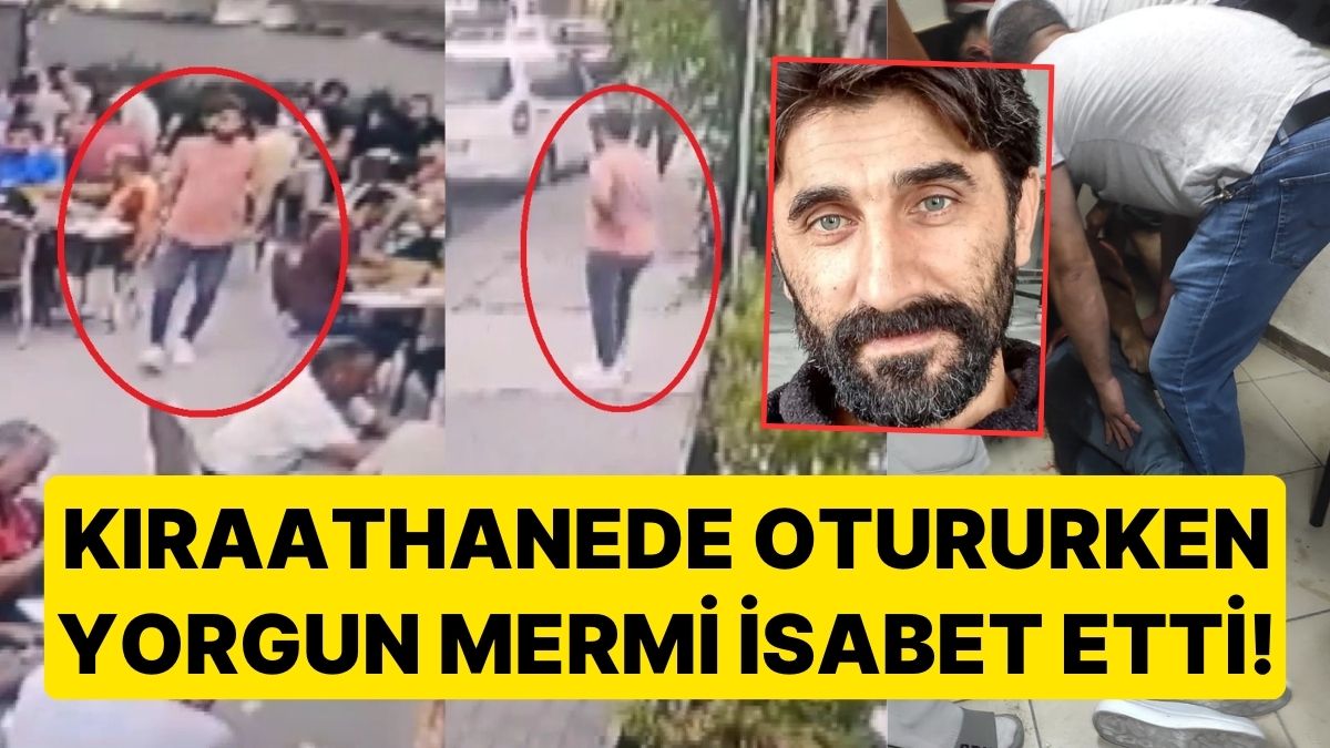 Kıraathanede Oturan 4 Çocuk Babası Adama Yorgun Mermi İsabet Etti ...