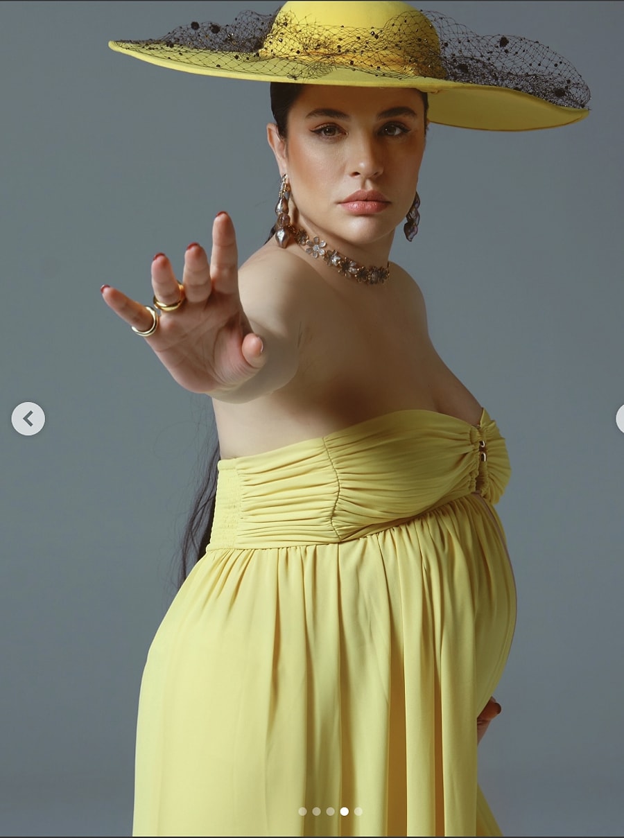 Gonca Vuslateri Hamilelik Zamanında Çektirdiği Sanat Eseri Gibi ...