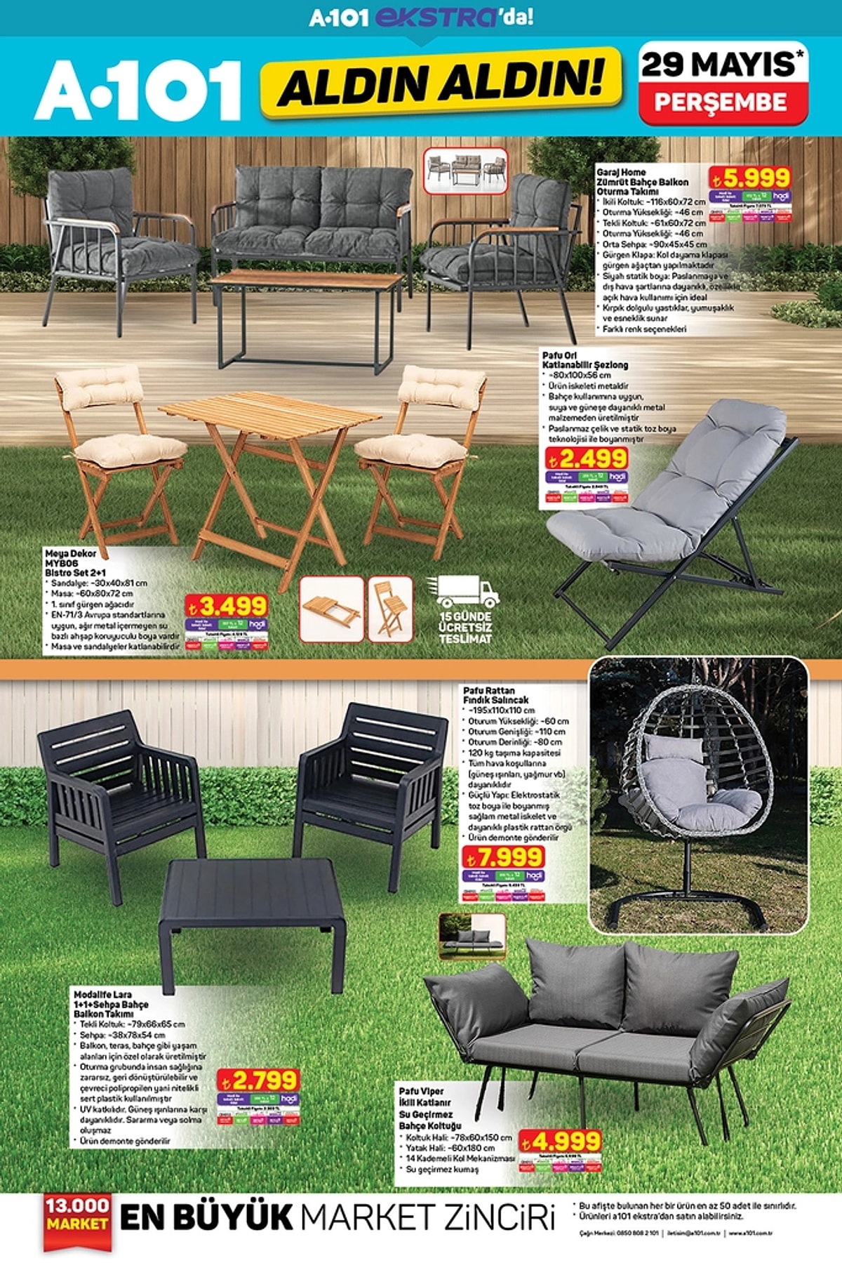 A101 Online Aldın Aldın Ekstra Kataloğu Bu Hafta 29 Mayıs - Onedio