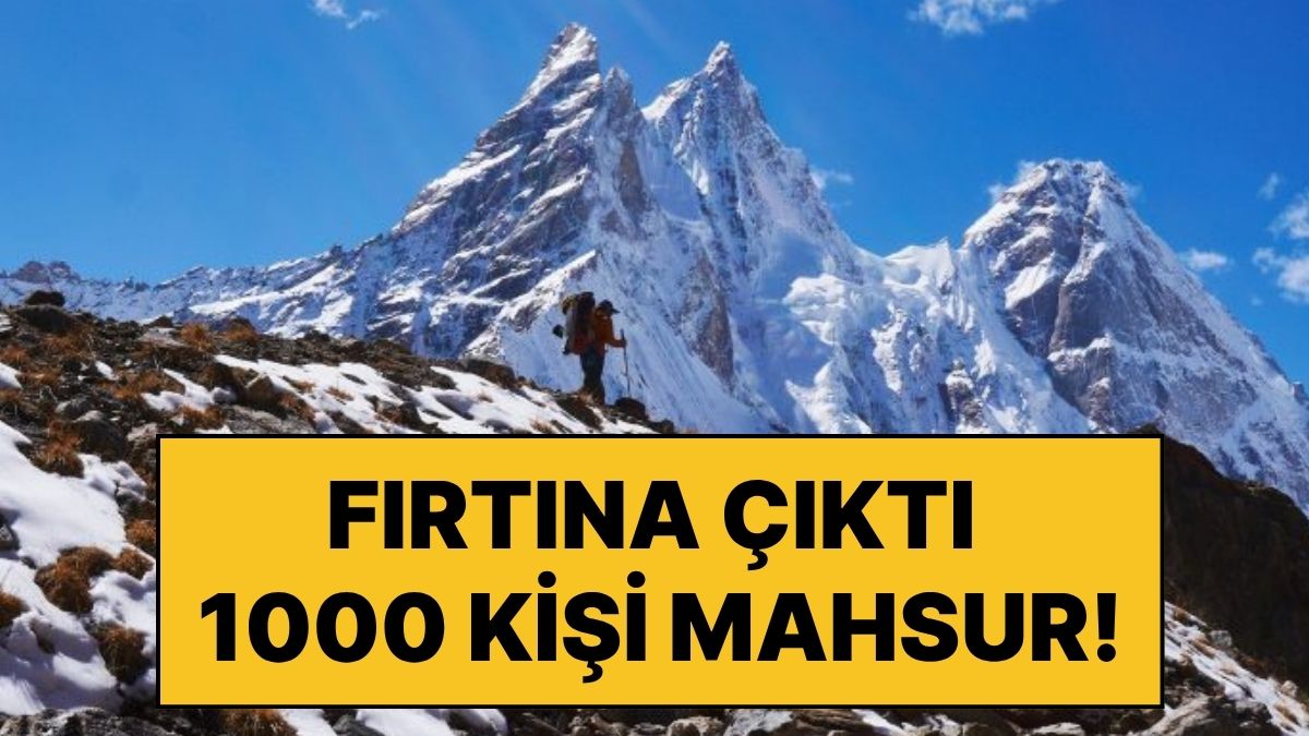 Dağcılar Everestte Mahsur Kaldı Onedio