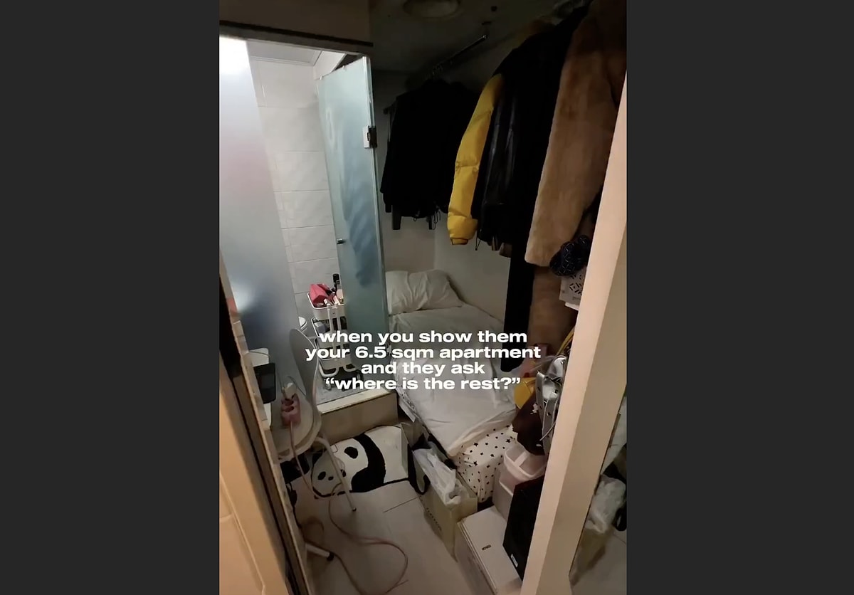 A Woman Unveils His 70-Square-Foot Living Space - Onedio