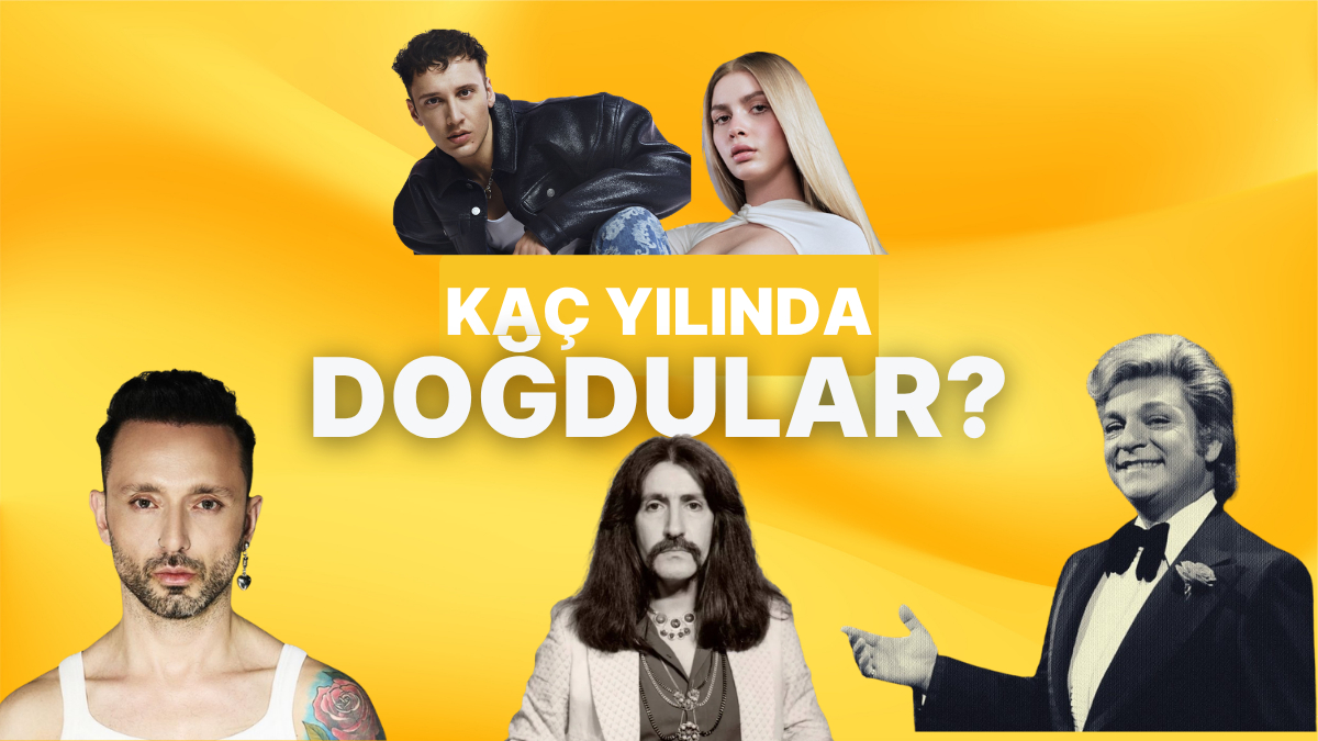 Şarkıcıların Doğum Yıllarını Tahmin Edebilecek misin? - Onedio